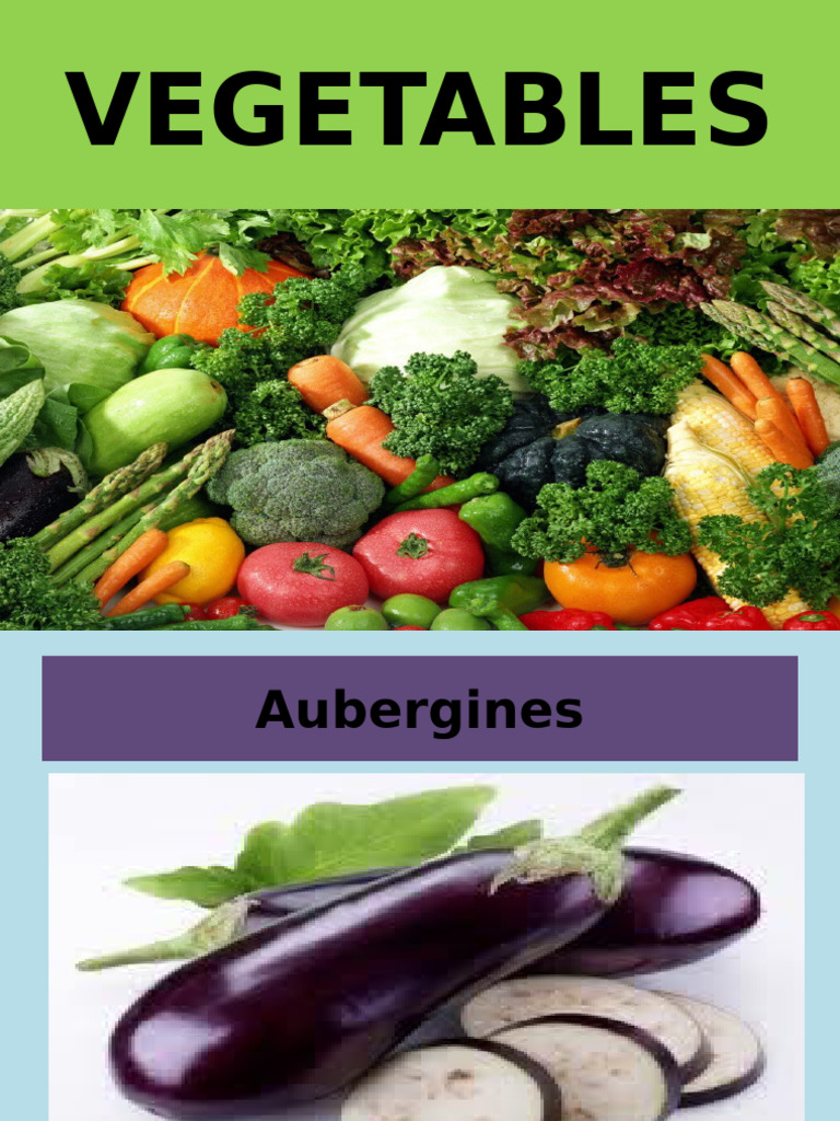 Vegetables Fun Activities Games Picture Description Exercises 64699 | PDF