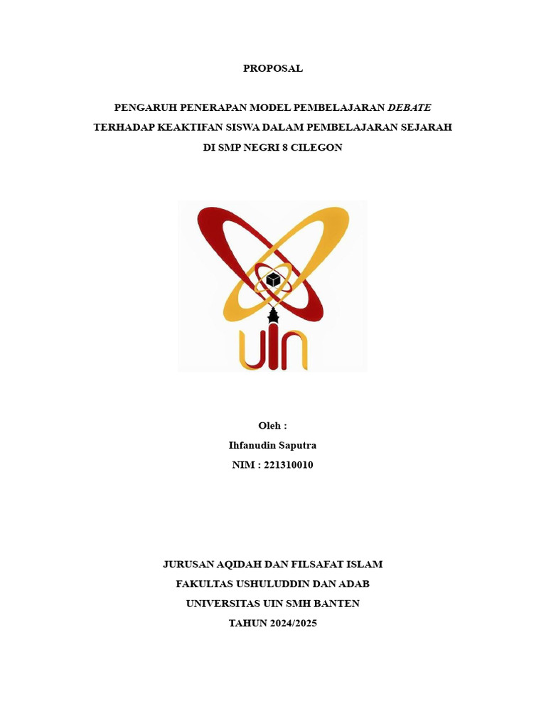 Proposal Kuantitatif_ Ifan | PDF