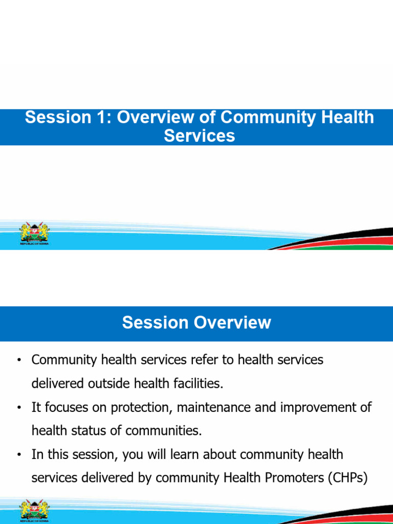 Community Health Services Overview | PDF | Family Planning | Public Health