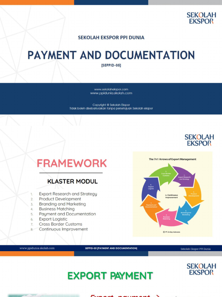 SELS PDF SEPPID-05 - Payment and Documentation | PDF