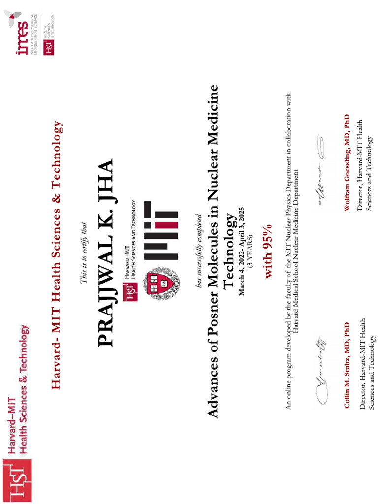 Certificate Mit Harvard | PDF