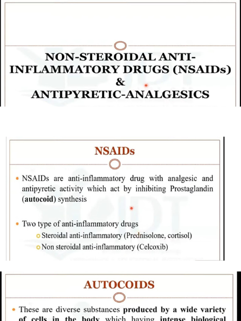 PSP - Unit 3 Nsaid | PDF