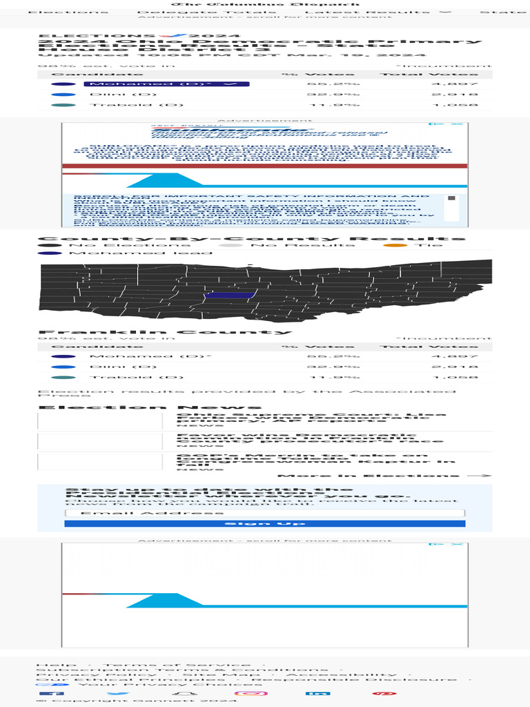2024 OH Democratic Primary Results - State House District 3 | PDF