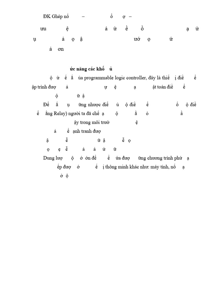 Lý thuyết ôn thi Ghép nối PLC Anh Toàn | PDF