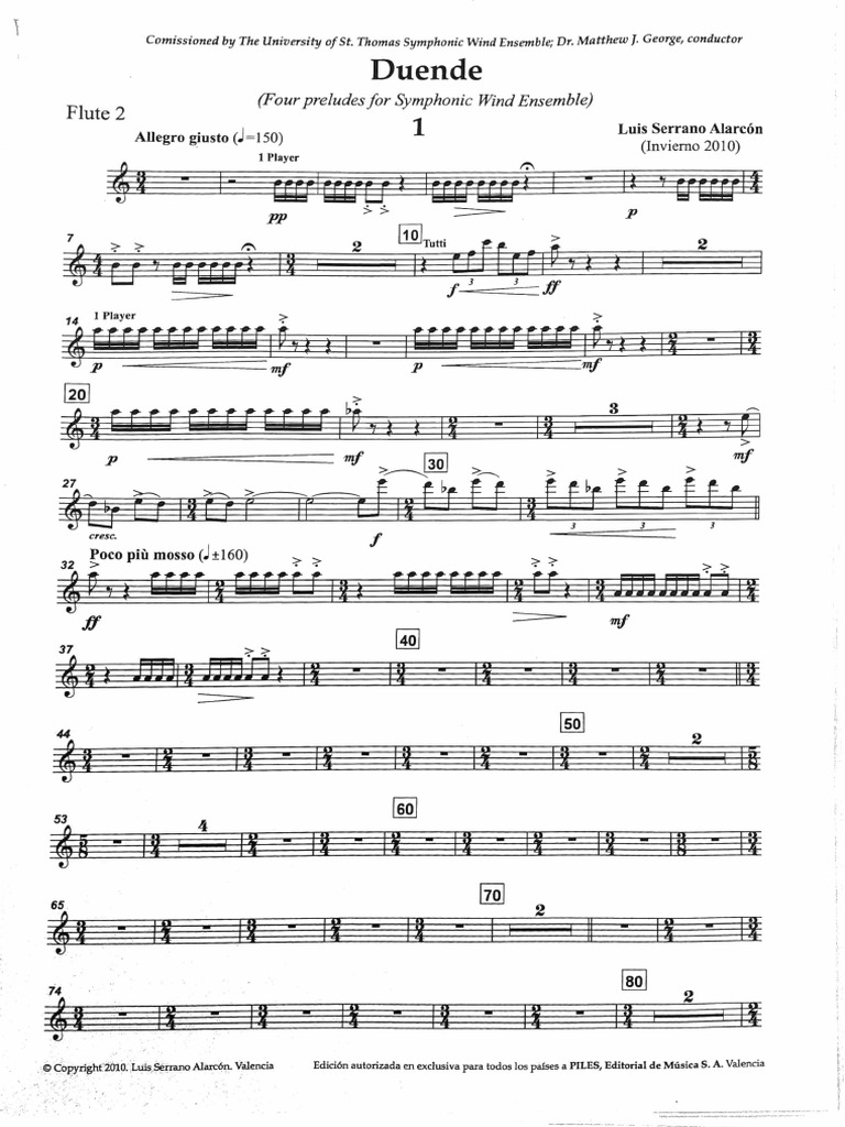 Duende - Flute 2 | PDF