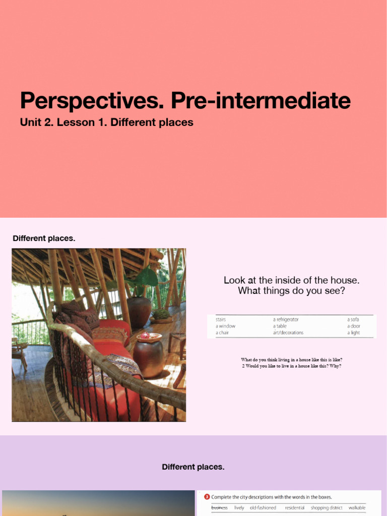 Exploring Different Living Environments | PDF