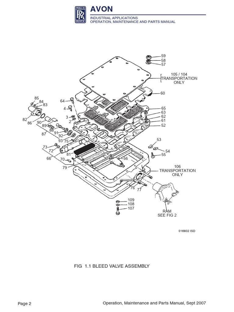 Fig 1.1 Bleed Valve Assembly | PDF | Washer (Hardware) | Valve