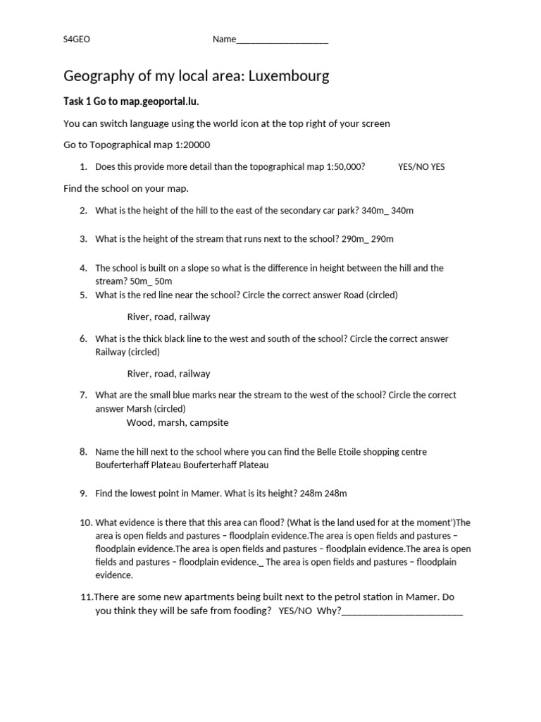 Geography of Luxembourg Completed Visible | PDF | Physical Geography ...