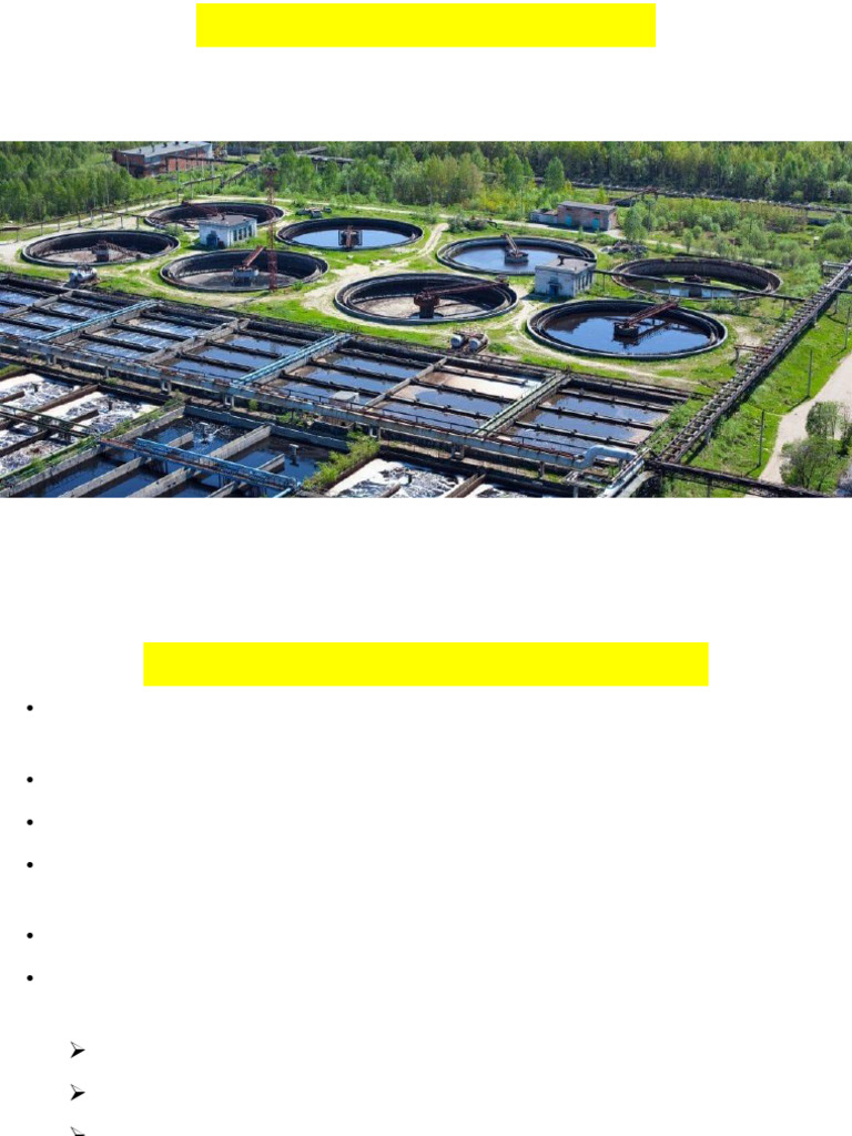CE-333 Lecture-08 Treatment of Sewage-Preliminary | PDF | Sewage ...
