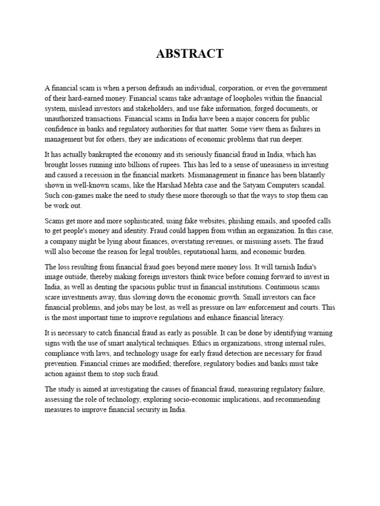 Project Final Draft | PDF | Fraud | Audit