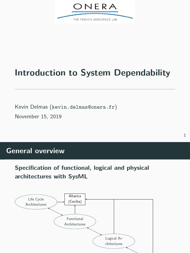 Understanding System Dependability Concepts | PDF | Unmanned Aerial Vehicle | System