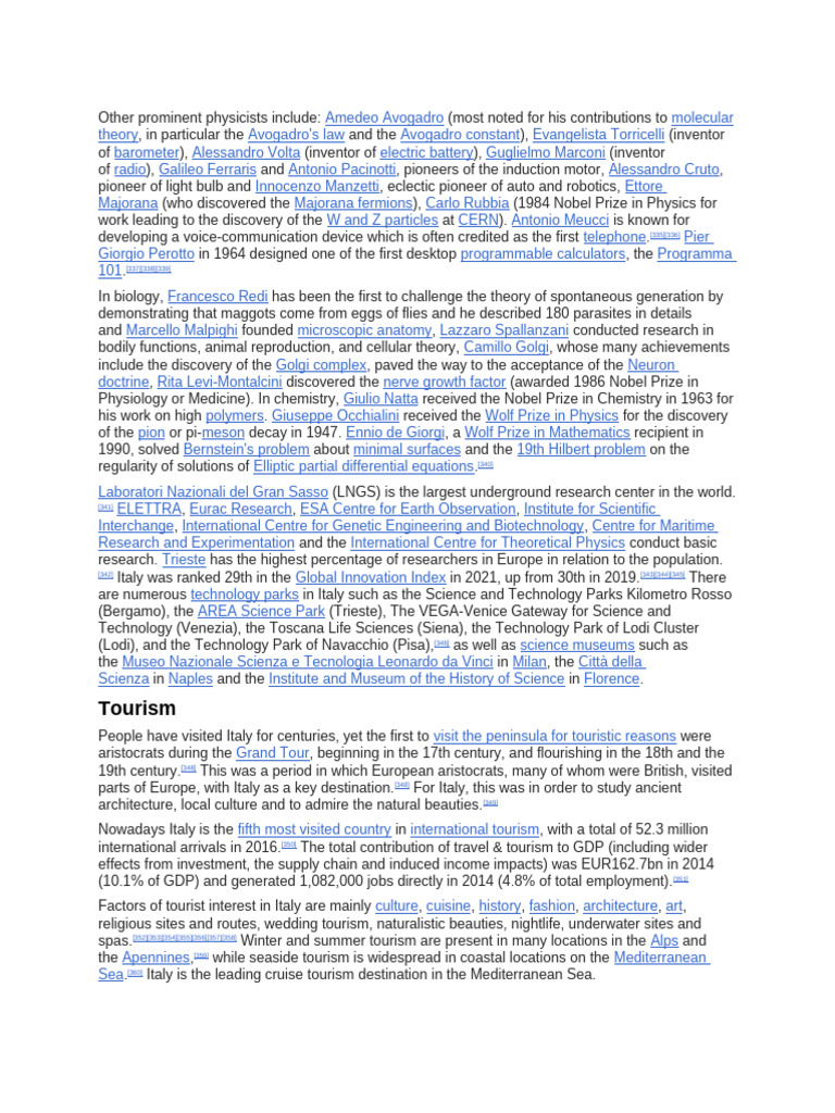 Other Prominent Physicists Include | PDF | Italy