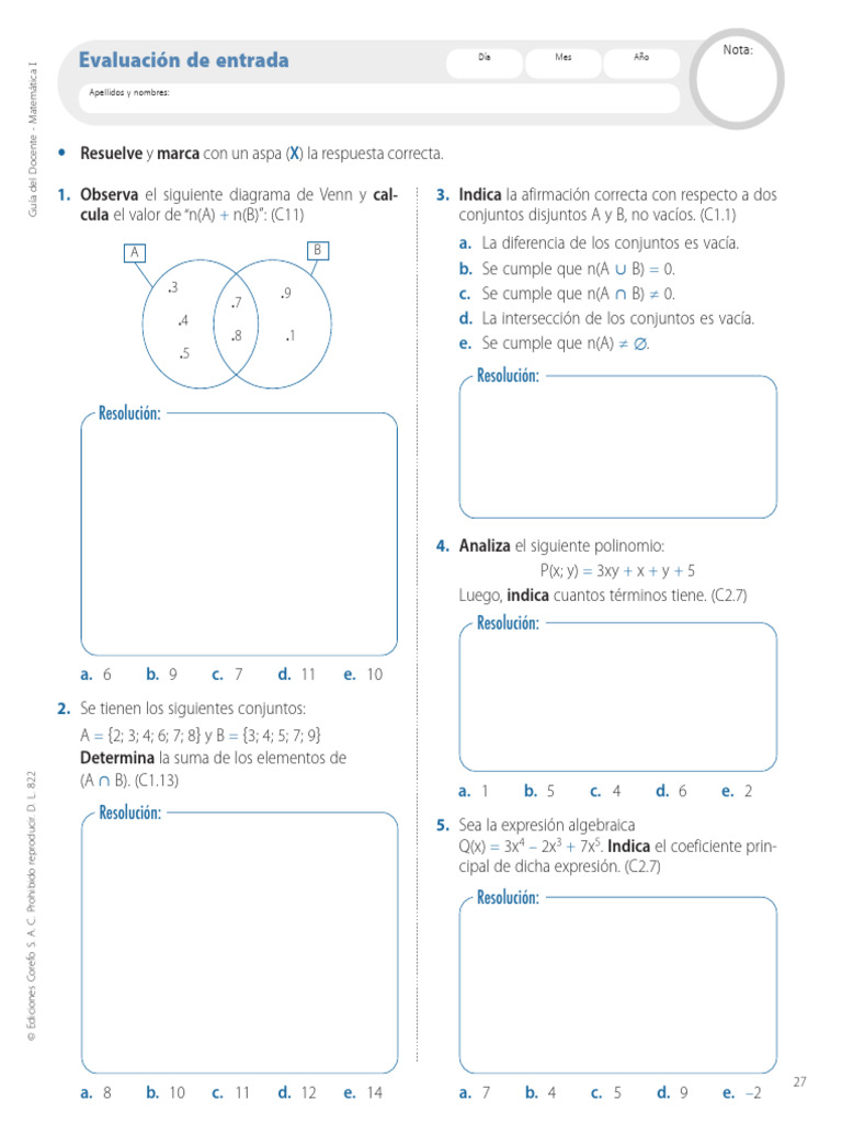 Corefo secundaria 1 fichas | PDF | Triángulo | Matemáticas