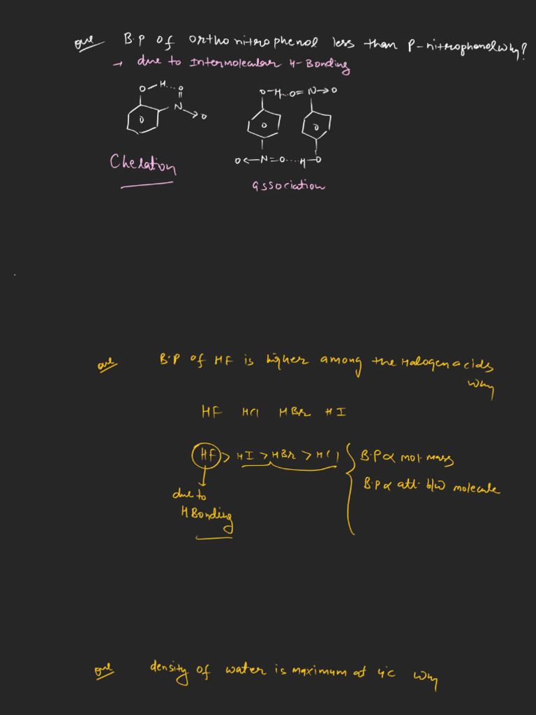 Chemical Bonding - L-14 (Class Notes) | PDF