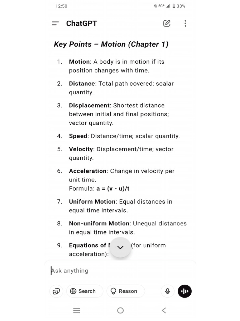 Key points ch1 physics c9. pdf | PDF