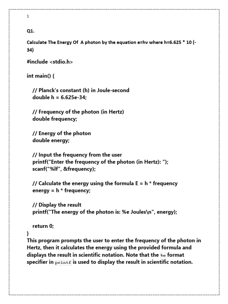 Unit3 Chemistry Formulas in C Language | PDF | Enthalpy | Reaction Rate ...