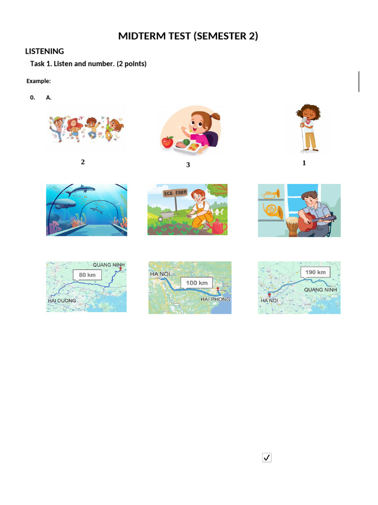 End-Of-term Test (Semester 2) - test 1- Đã Chỉnh | PDF