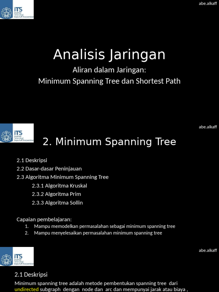 NetFlow 2-Minimum Spanning Tree Dan Shortest Path | PDF
