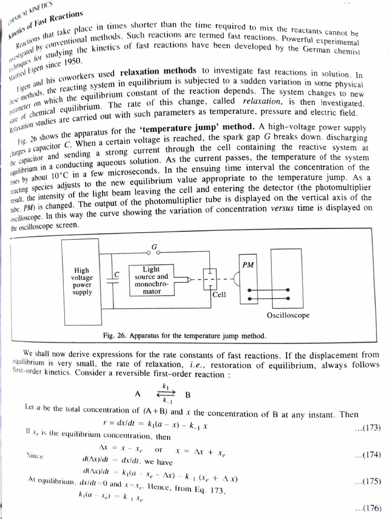 Kinetics of Fast Chemical Reactions | PDF | Chemical Kinetics ...
