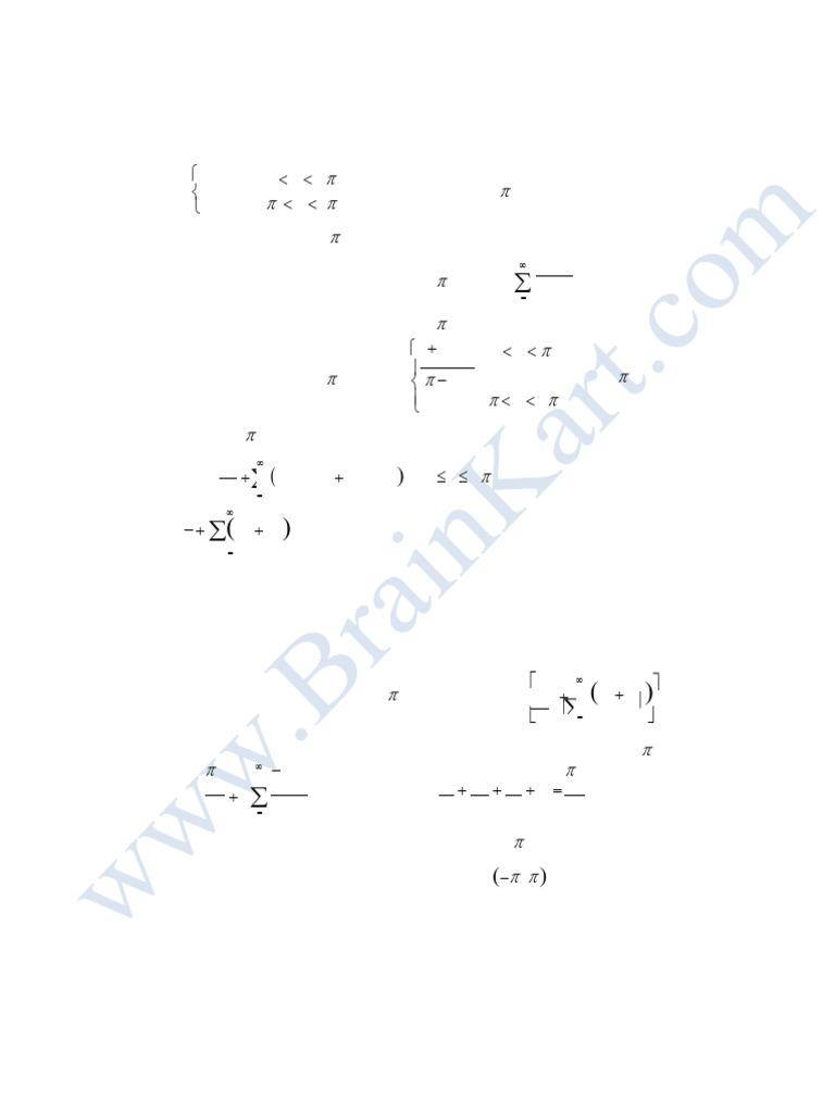 Transforms & Differential Equations Study Guide | PDF | Fourier Series ...