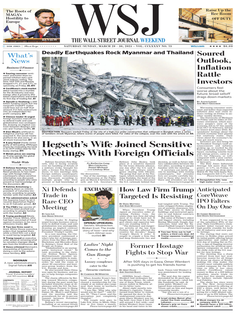 The Wall Street Journal | PDF | The Wall Street Journal | Donald Trump