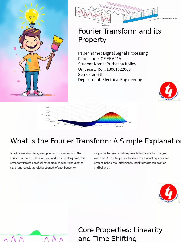Fourier Transform Unveiling The Frequency Domain | PDF | Fourier ...