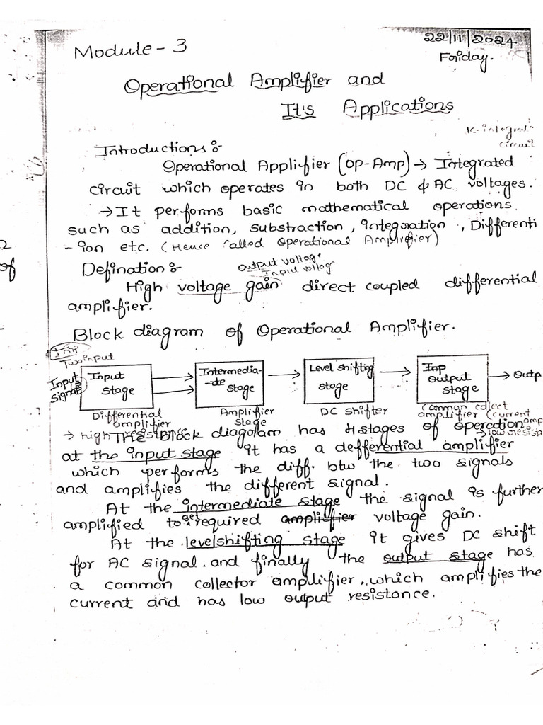 MODULE 3 Handwritten Notes | PDF