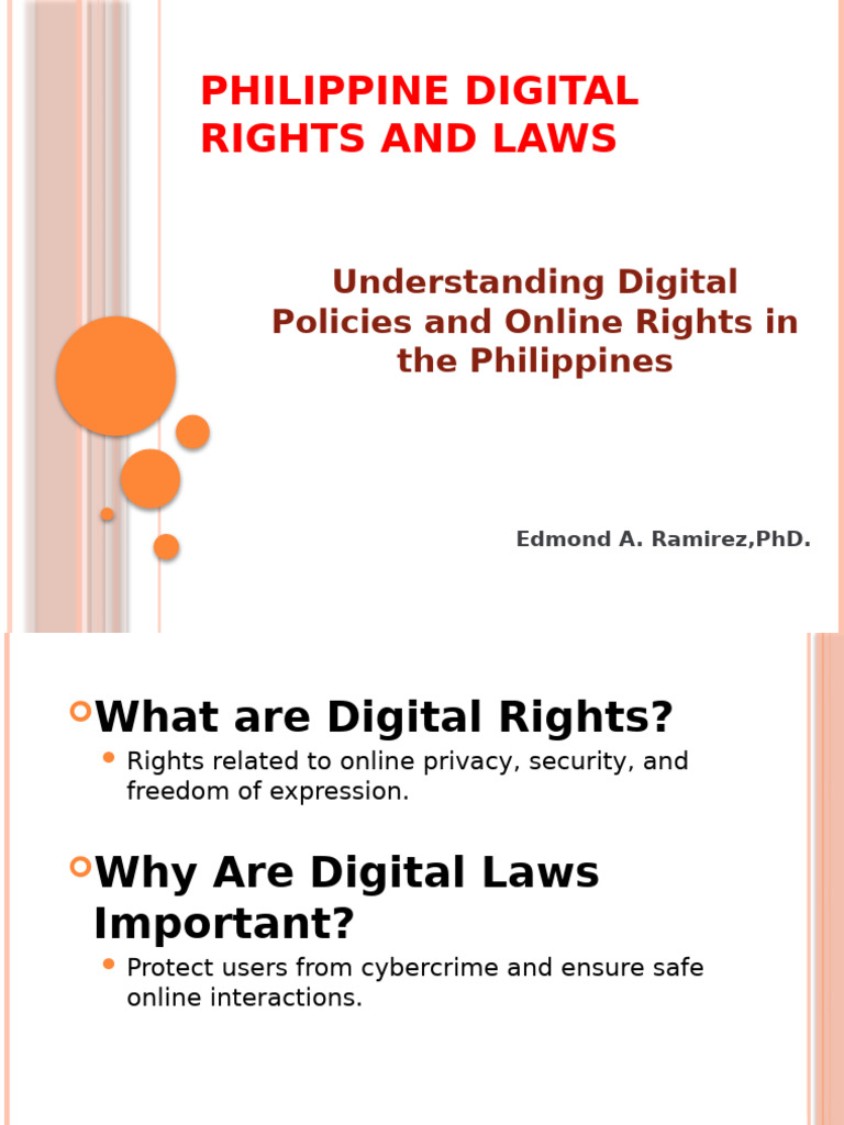 Philippine Cyber Law Overview | PDF | Cybercrime | Security