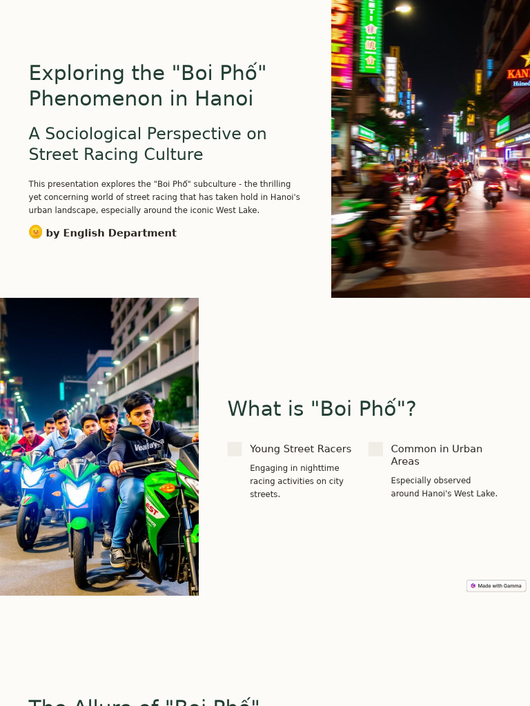 Exploring The Boi Pho Phenomenon in Hanoi | PDF
