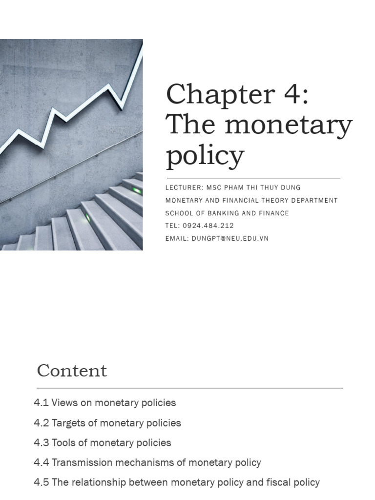 Chapter 4 The Monetary Policy | PDF | Monetary Policy | Central Banks