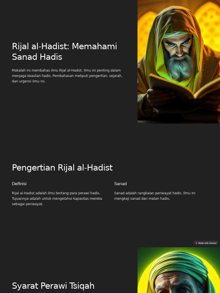 Rijal Al Hadist Memahami Sanad Hadis | PDF