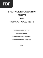 Grade 10 English Essay Topics Guide | PDF | Essays | Narrative