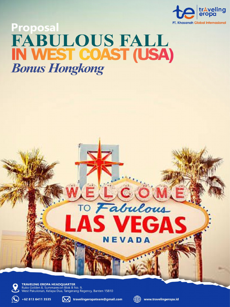 Fabulous Fall West Coast - Usa 6-15 Oct 2024 by Chatay Pacific Final | PDF