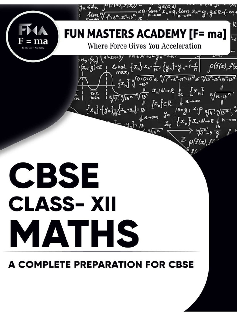 CBSC Class 12 Maths Complete File | PDF | Function (Mathematics) | Derivative