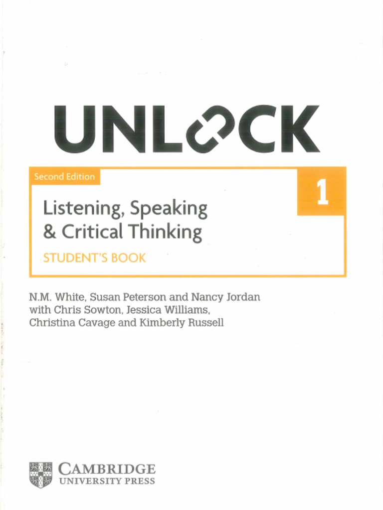 Unlock 2e L1-听说 - textbook | PDF