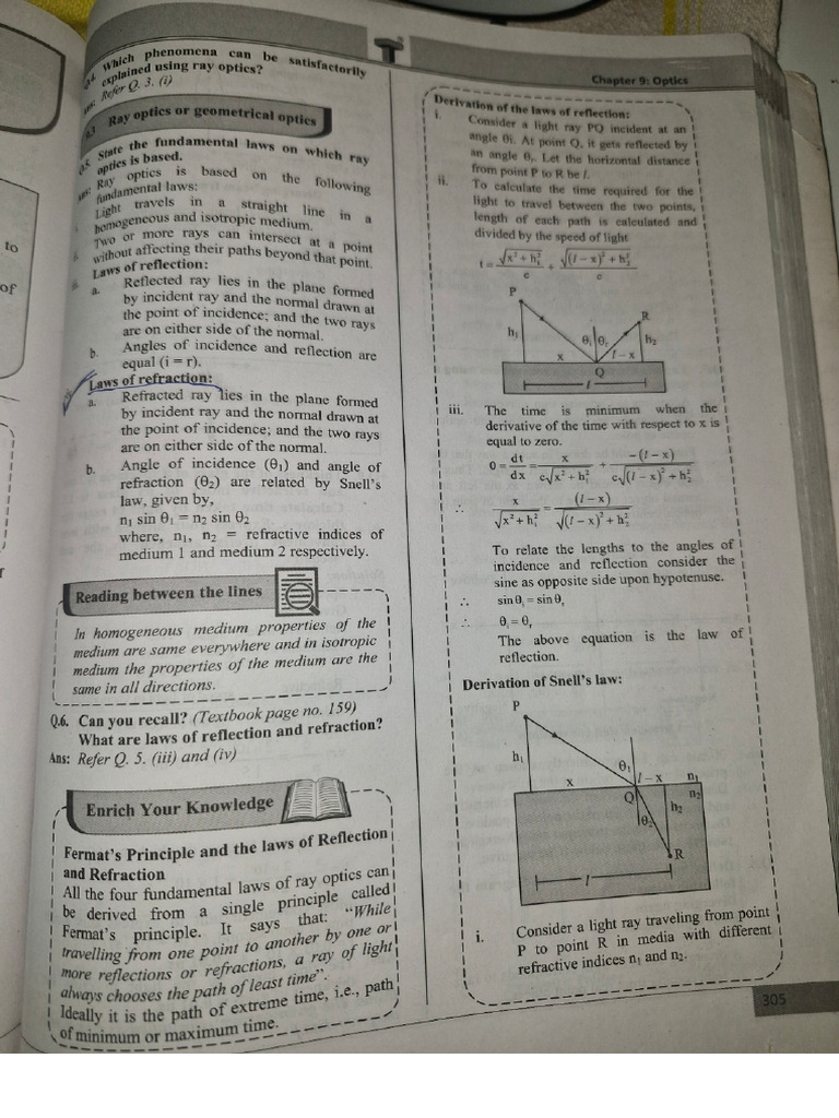 Optics Q5 To Q46 | PDF