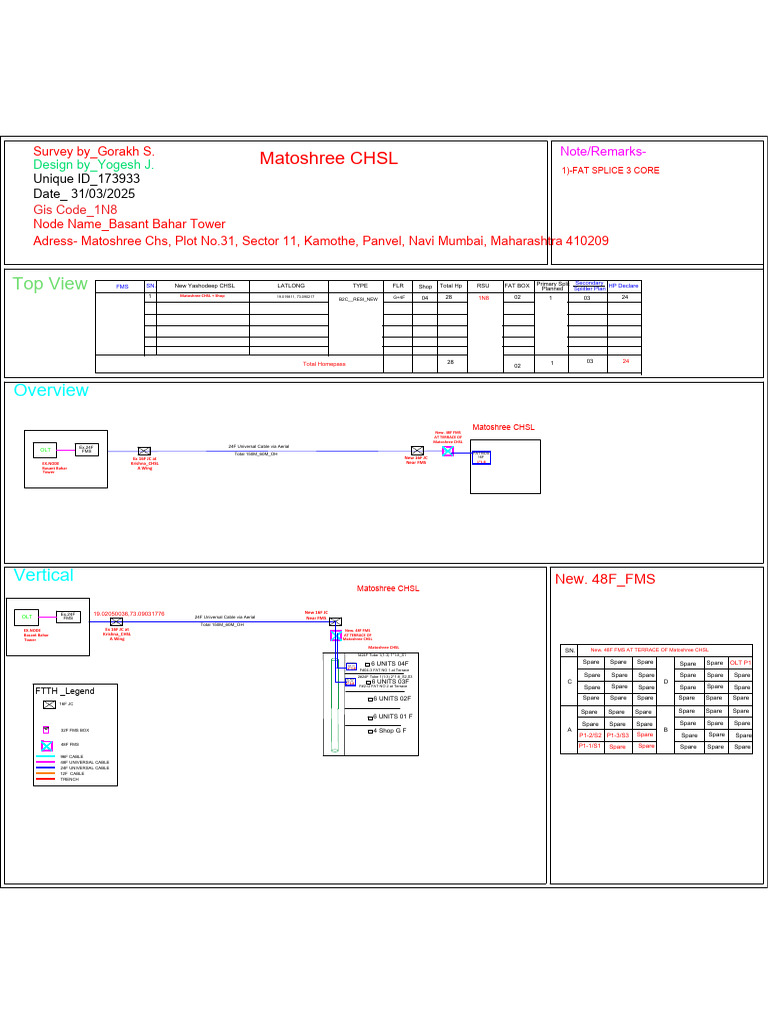 Revised 173933 1N8 Matoshree CHSL Kamothe Design OND BOQ-Model | PDF