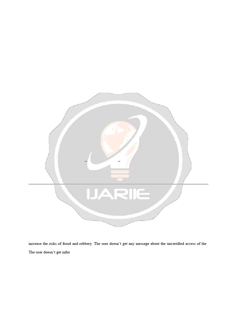 Biometric Based ATM Security System Using RFID Ijariie16222 | PDF ...