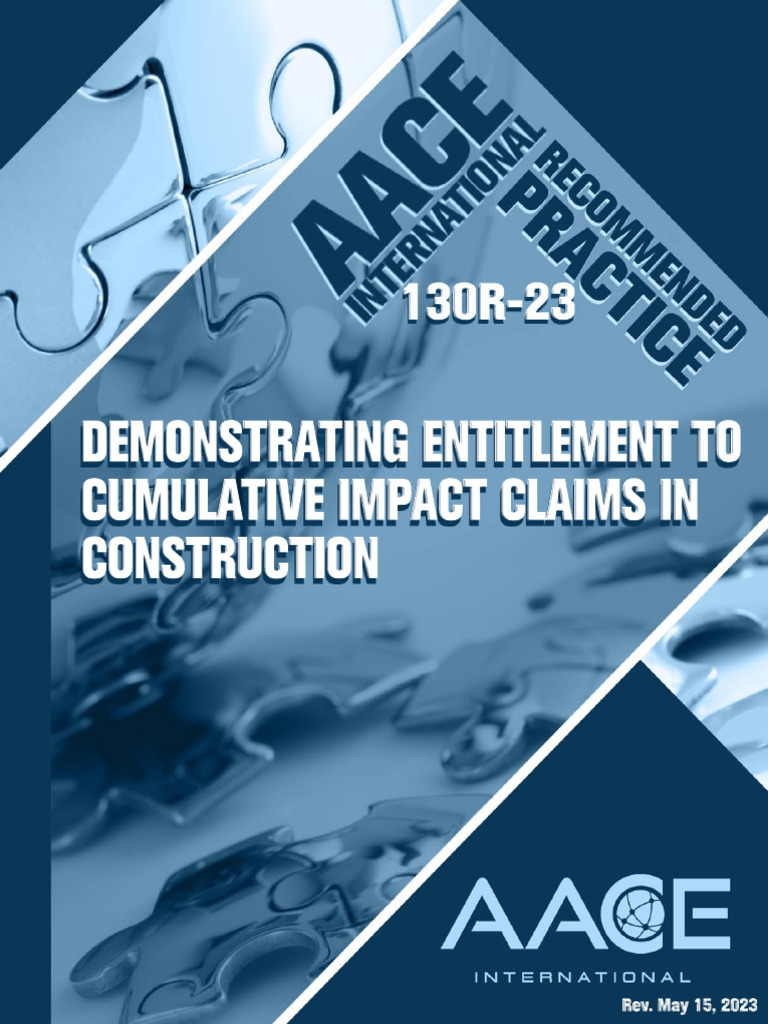 130R-23 (Demonstrating Entitlement To Cumulative Impact Claims in ...