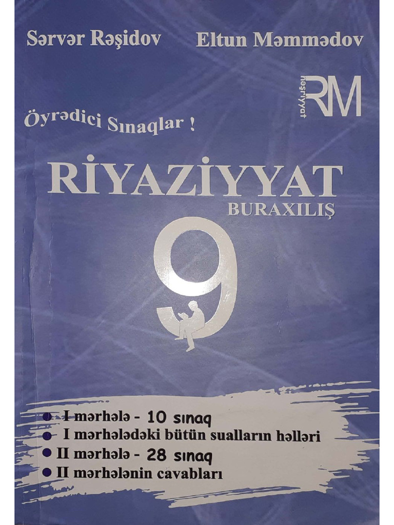 Riyaziyyat RM 9 Buraxilis | PDF