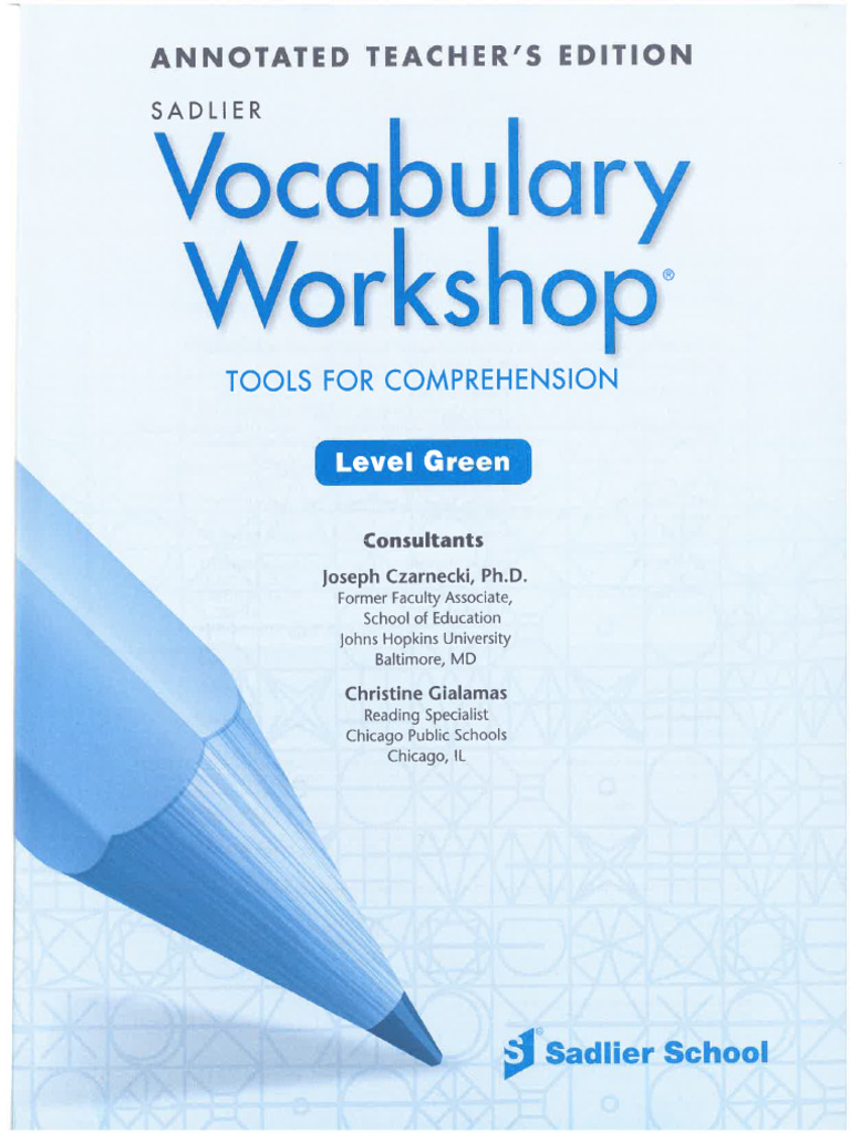 Vocabulary Workshop Green '22 Answers | PDF