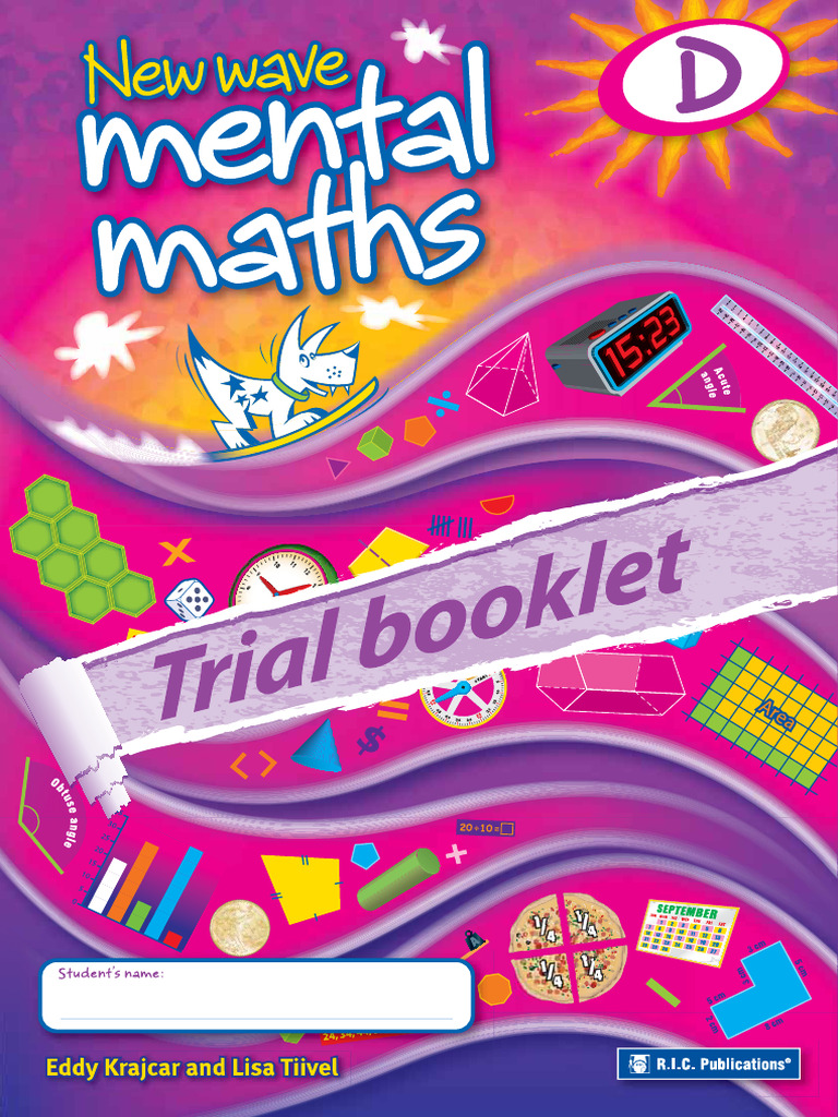 New Wave Mental Maths Book D - Trial Booklet | PDF | Shape | Polytopes