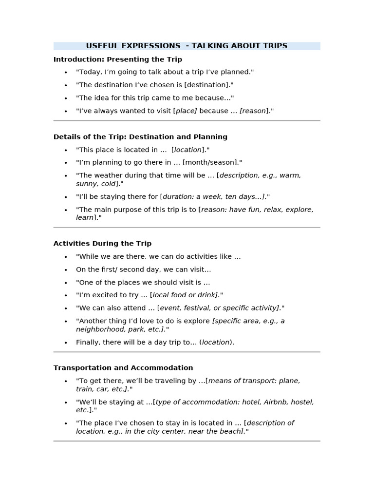 Oral Presentation - Useful Expressions | PDF