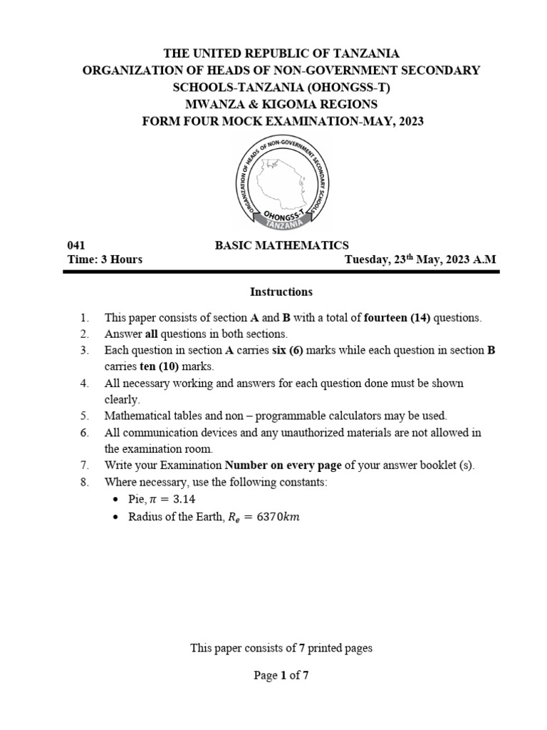 Basic Mathematics | PDF