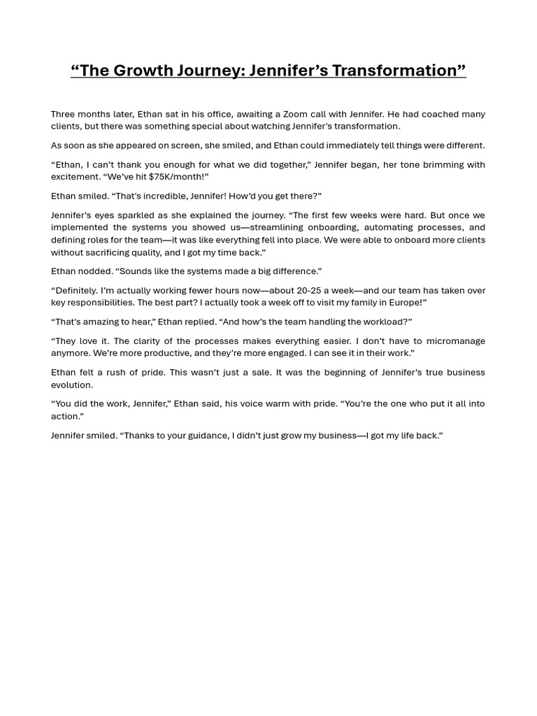 The Growth Journey | PDF