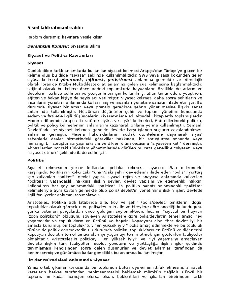 Siyaset_Bilimi_1-_Ders_Metni-2 | PDF