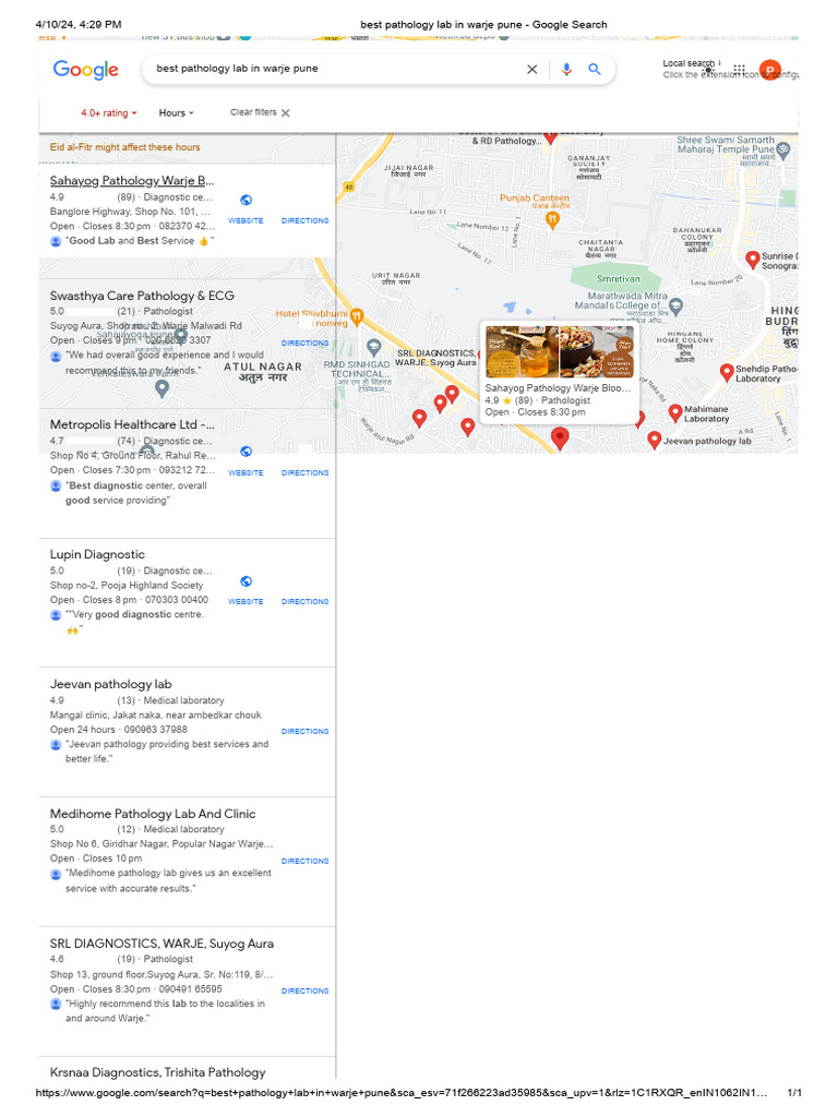 Best Pathology Lab in Warje Pune | PDF | Pathology | Life Sciences