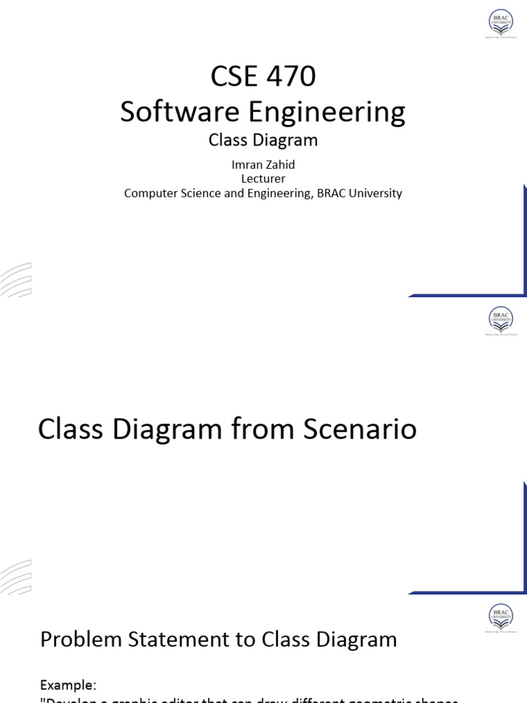 L7.5 - Class Diagram Examples | PDF | Shape | Circle