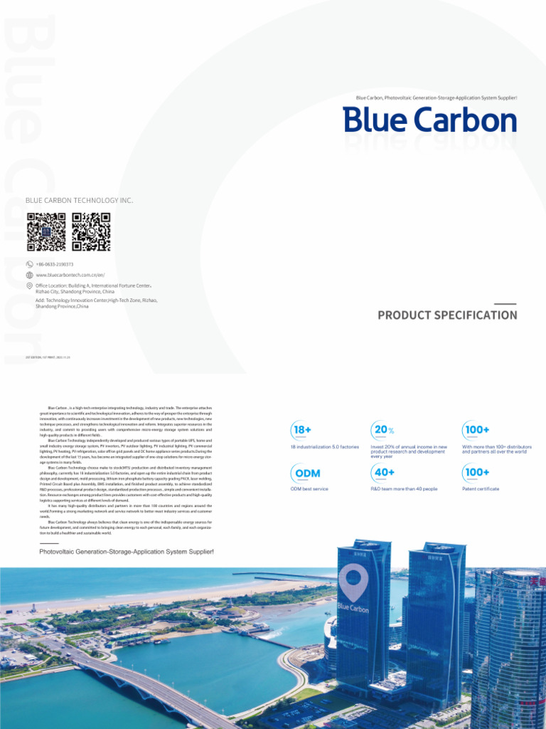 Blue Carbon Energy Storage New | PDF