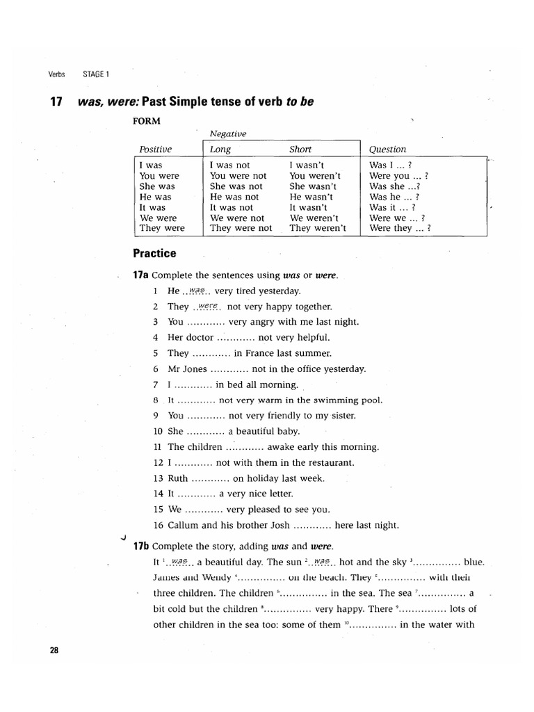 Unit 8-9 - Past Simple | PDF